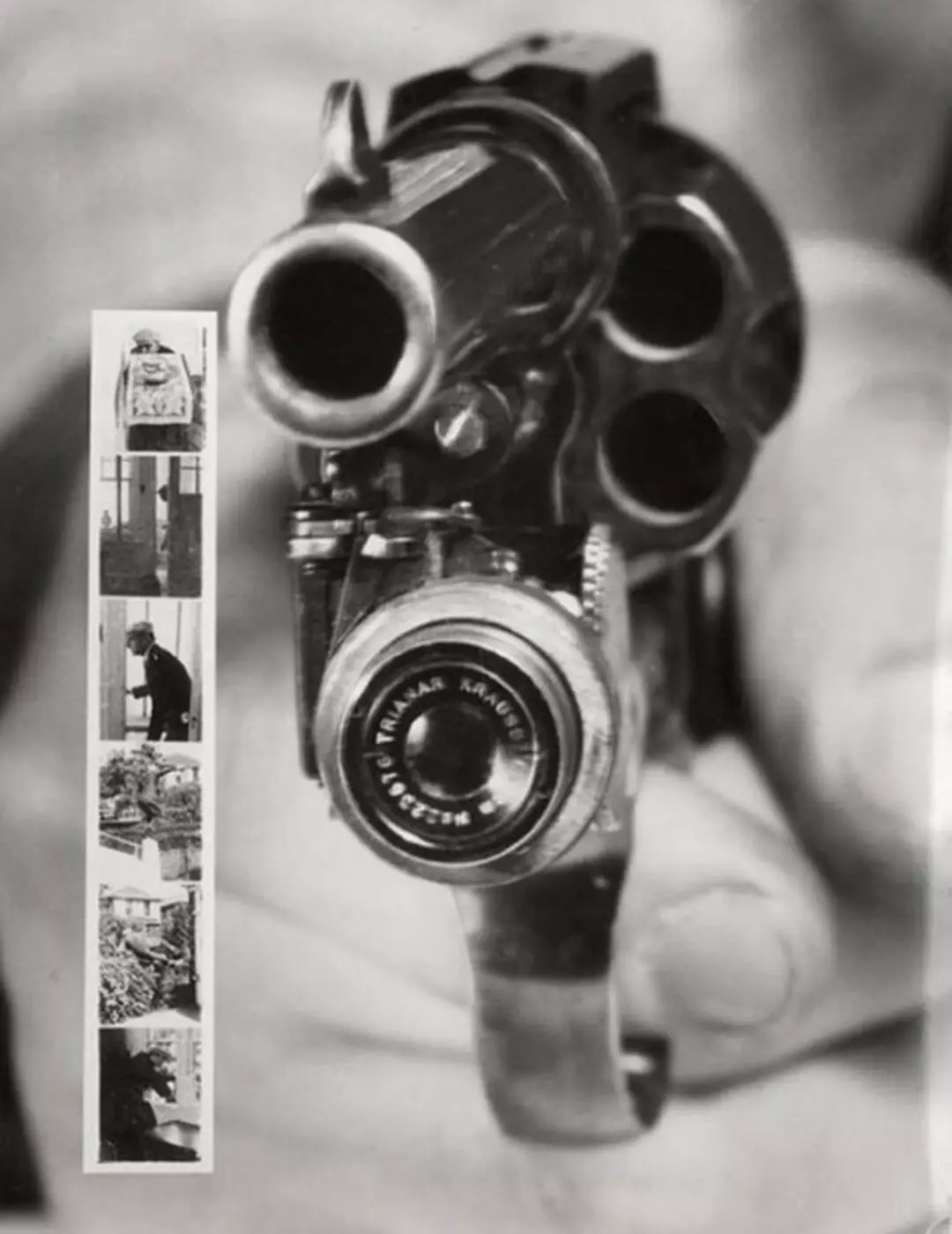 Un revolver che scatta foto prima di sparare, 1938