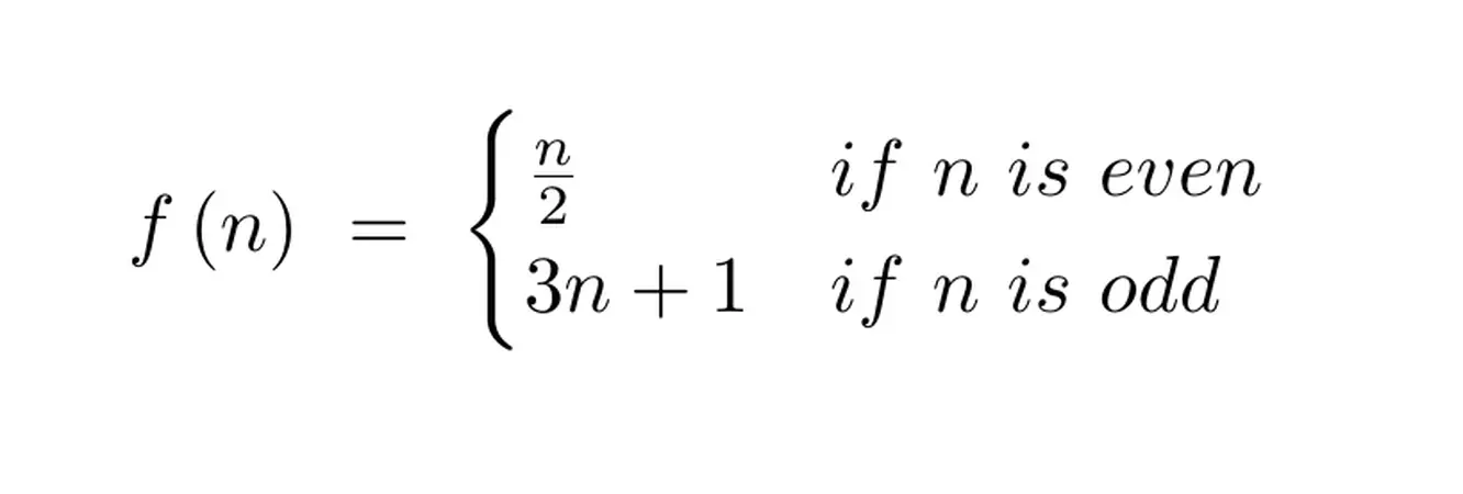 Collatz hypotese