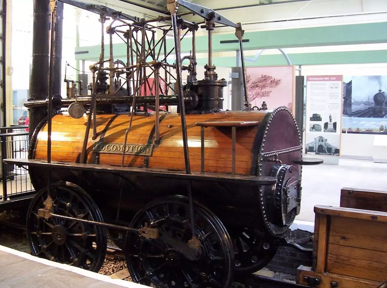 Локомотива број 1, прва парна локомотива која је опслуживала пут